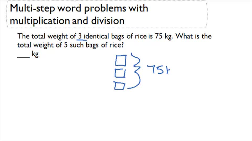 Solving Multi-step Problems with Multiplication and Division (Metric ...