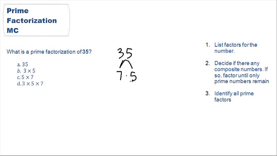 Prime Factorization ( Video ) | Arithmetic | CK-12 Foundation