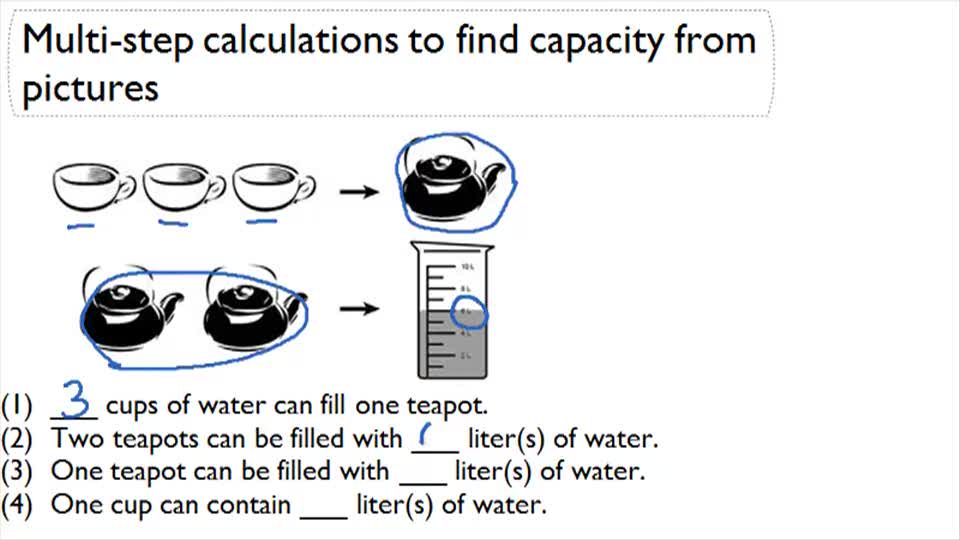 Understanding Capacity - Enrichment - Example 2 ( Video ) | Measurement ...