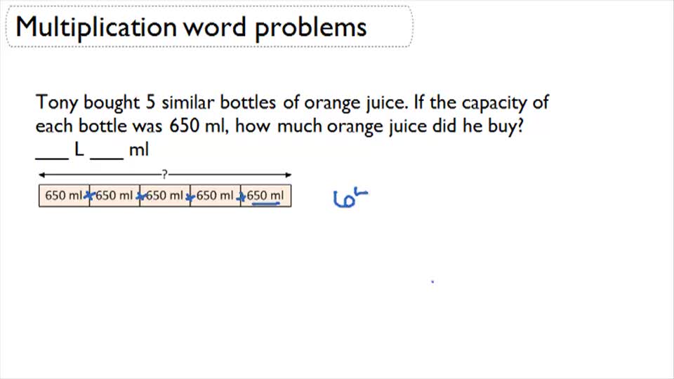 Compound Unit Multiplication - Word Problems ( Video ) | Measurement ...