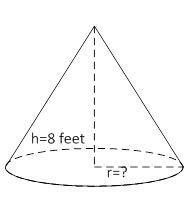 Flexi answers - What is the method to calculate the radius of a cone ...