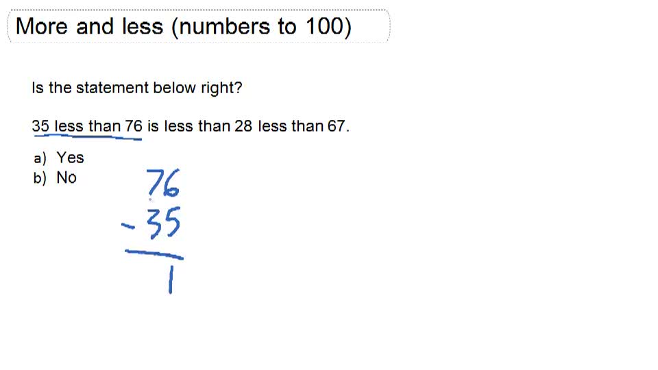 More and Less (Addition and Subtraction) ( Video ) | Arithmetic | CK-12 ...