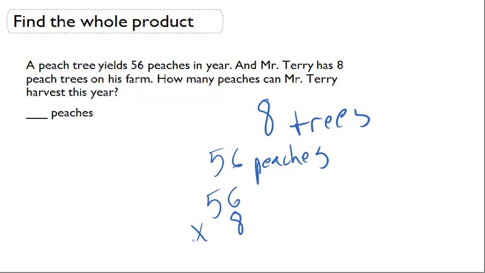 Finding the Whole Product ( Video ) | Arithmetic | CK-12 Foundation