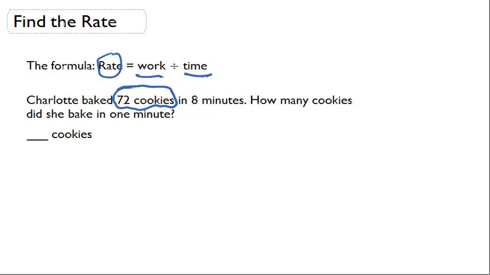 Dividing to Find the Rate ( Video ) | Arithmetic | CK-12 Foundation