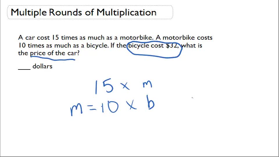 Multiple Rounds of Multiplication - Long Multiplication Word Problems ...