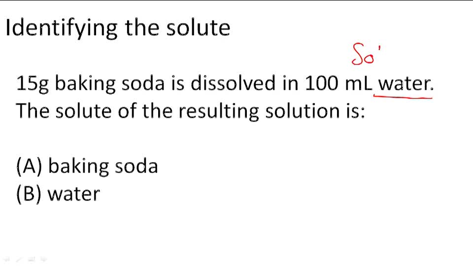 Solutes And Solvents Solution Formula