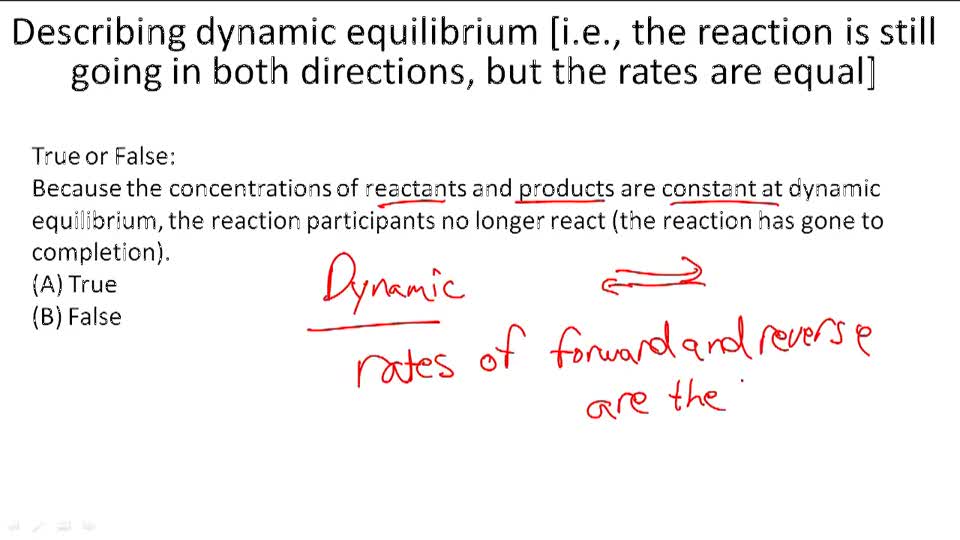 Law of Mass Action - Example 1 ( Video ) | Chemistry | CK-12 Foundation