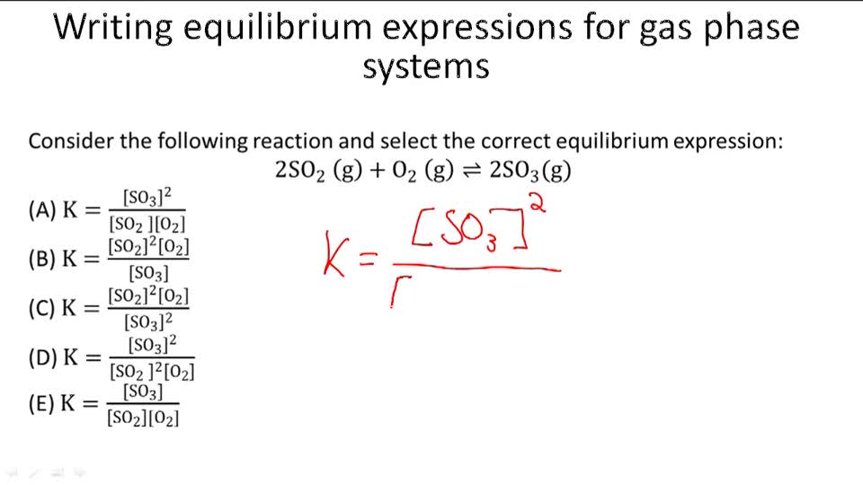 Law of Mass Action - Example 3 ( Video ) | Chemistry | CK-12 Foundation