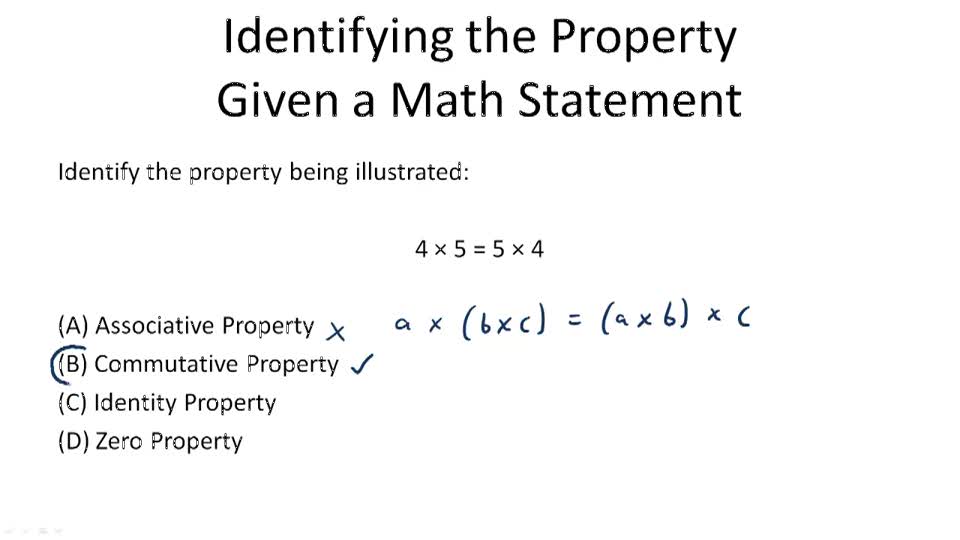 Properties of Multiplication - Example 1 ( Video ) | Algebra | CK-12 ...
