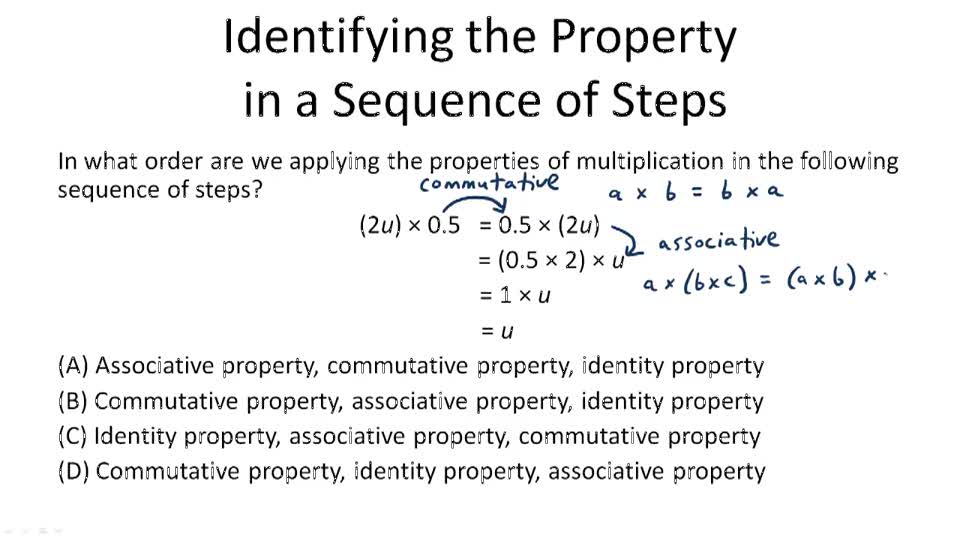 Properties of Multiplication - Example 3 ( Video ) | Algebra | CK-12 ...