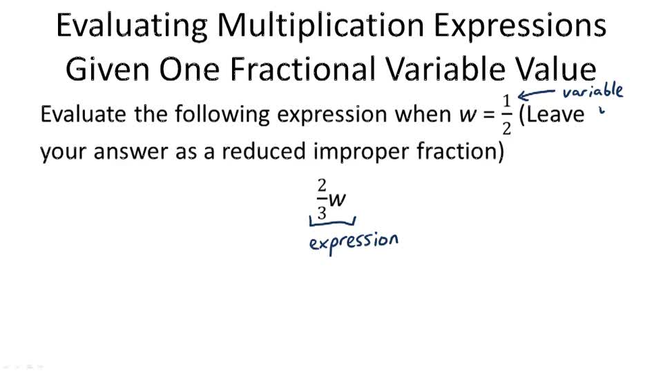 Evaluating Multiplication Expressions (One Variable Value Given) - Example 3 ( Video ) | Algebra ...