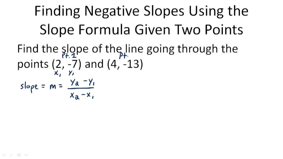 Finding Slope - Example 2 ( Video ) | Algebra | CK-12 Foundation