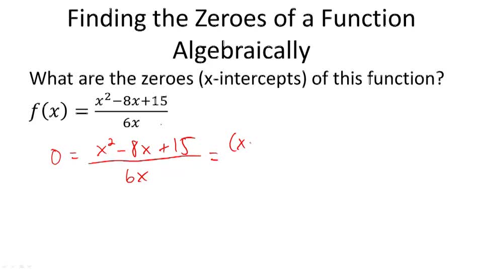 Analyzing Graphs of Functions - Example 3 ( Video ) | Algebra | CK-12 ...