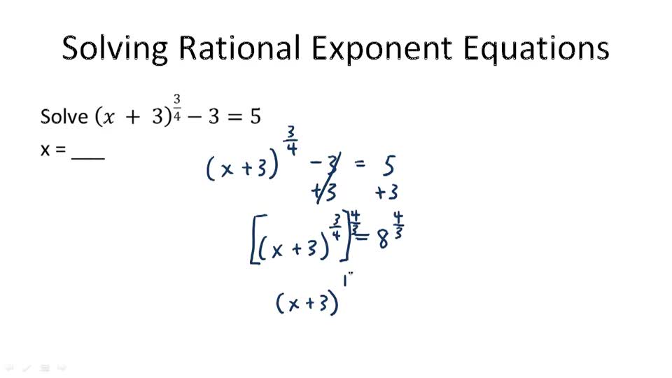 Rational Exponents Equations Worksheet Tessshebaylo