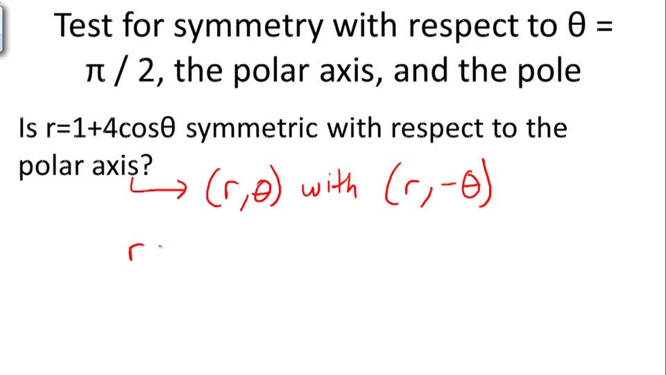 Graphing Polar Equations - Example 1 ( Video ) | Trigonometry | CK-12 Foundation