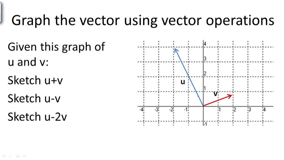 Vectors and Component Form - Example 4 ( Video ) | Calculus | CK-12 ...