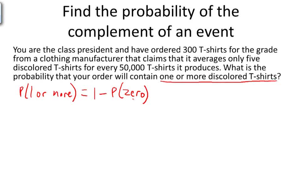 Mutually Exclusive, Independent, and Complementary Events - Example 4 ...