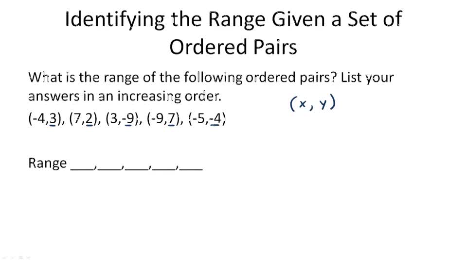 Relations Example 2 Video Algebra Ck 12 Foundation