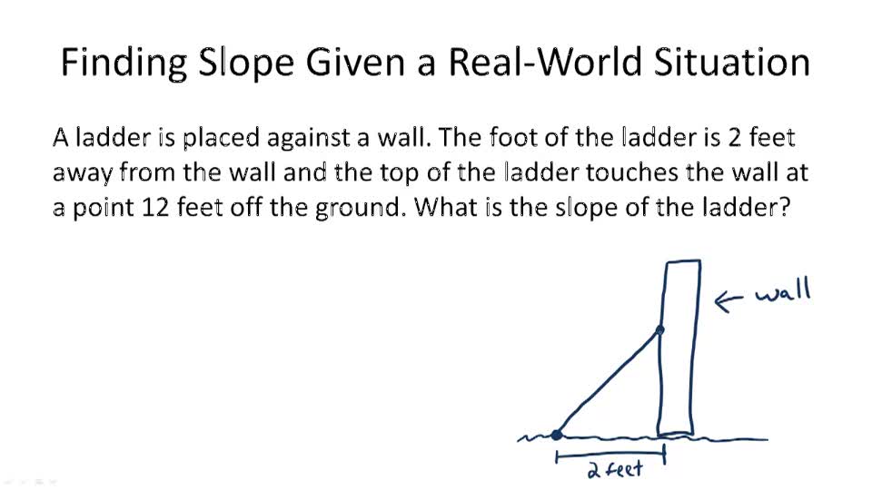 Finding Slope and Rate of Change - Example 1 ( Video ) | Algebra | CK ...