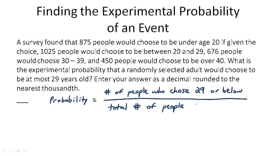 Theoretical And Experimental Probability CK 12 Foundation