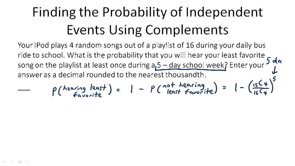 Independent Events - Example 3 ( Video ) | Probability | CK-12 Foundation
