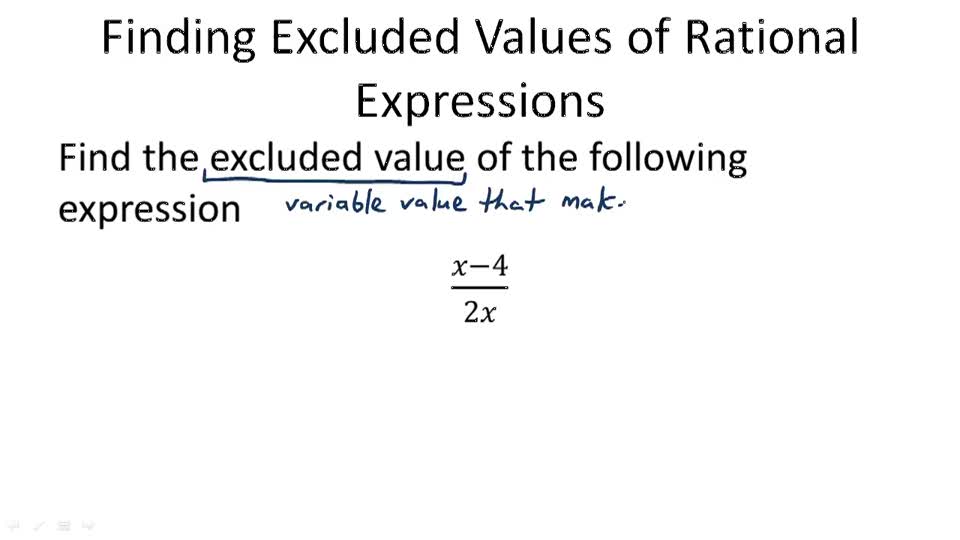 Rational Expression Basics - Example 1 ( Video ) | Algebra | CK-12 ...