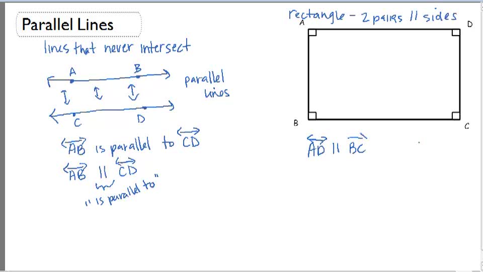 Overview of Parallel Lines ( Video ) | Geometry | CK-12 Foundation