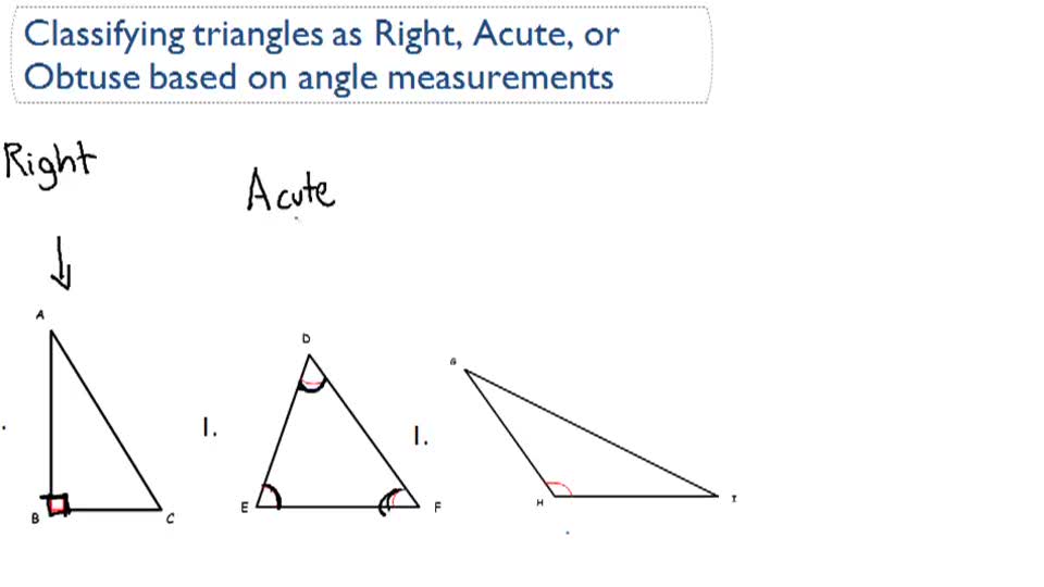 Overview of Triangle Classifications ( Video ) | Geometry | CK-12 ...