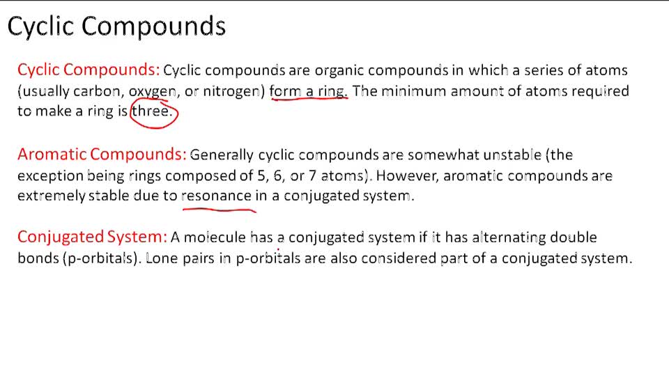 Cyclic compounds - Overview ( Video ) | Chemistry | CK-12 Foundation