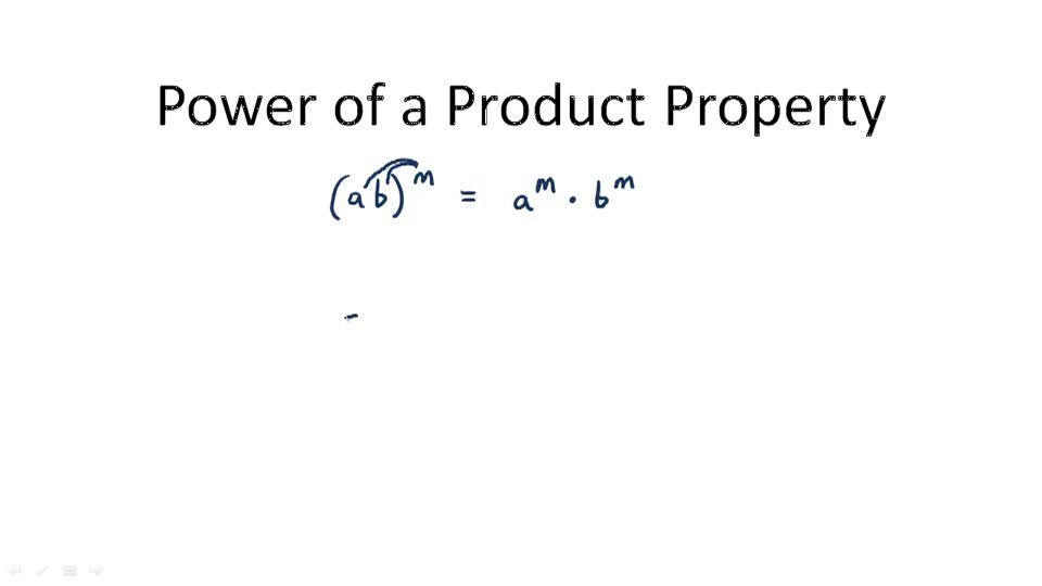 Power Of A Product Property Overview Video Algebra CK 12