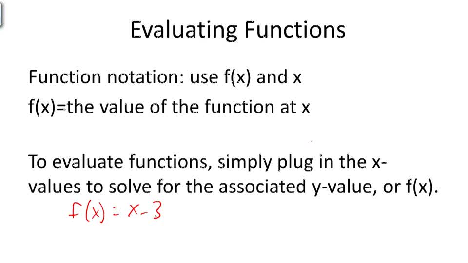 Evaluating Functions - Overview ( Video ) | Algebra | CK-12 Foundation