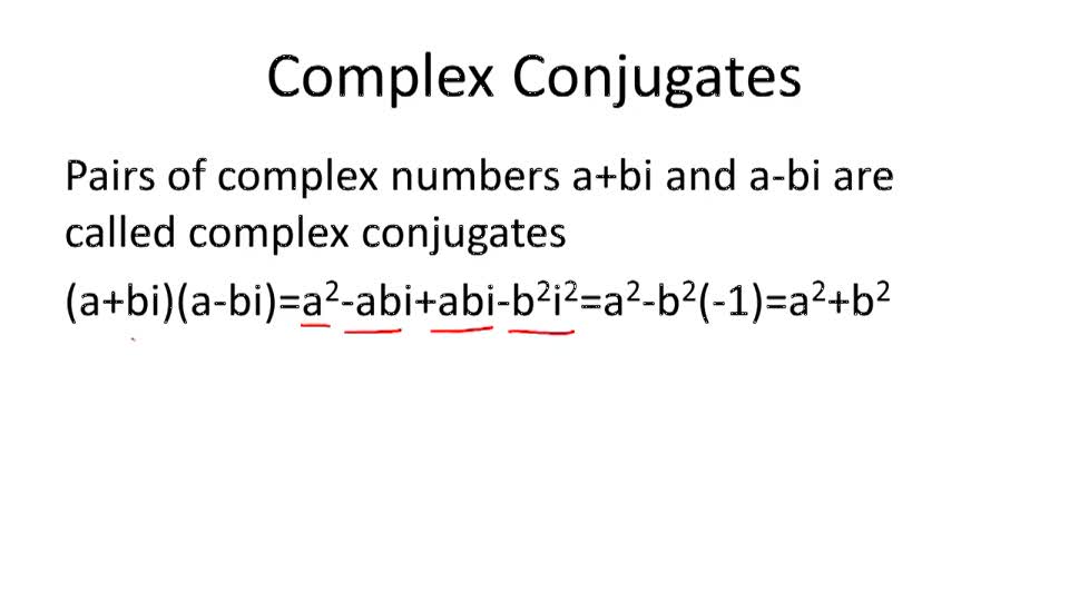 Imaginary Solutions and Conjugate Pairs - Overview ( Video ) | Algebra ...