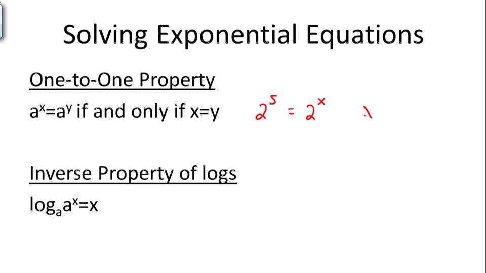 Solving Exponential Equations - Overview ( Video ) | Algebra | CK-12 ...