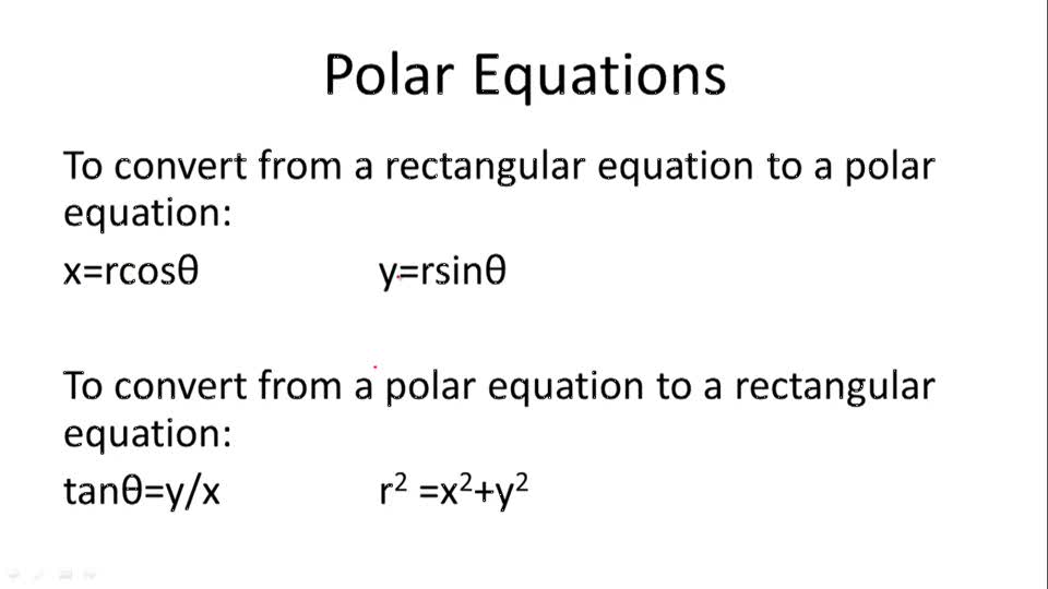 Polar Equations - Overview ( Video ) | Trigonometry | CK-12 Foundation
