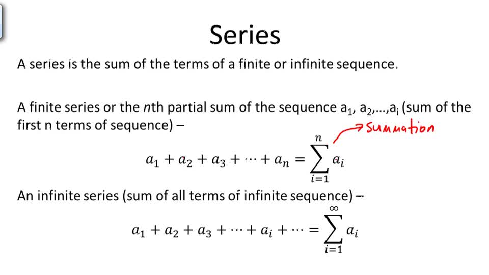 Series Overview Video Calculus CK 12 Foundation