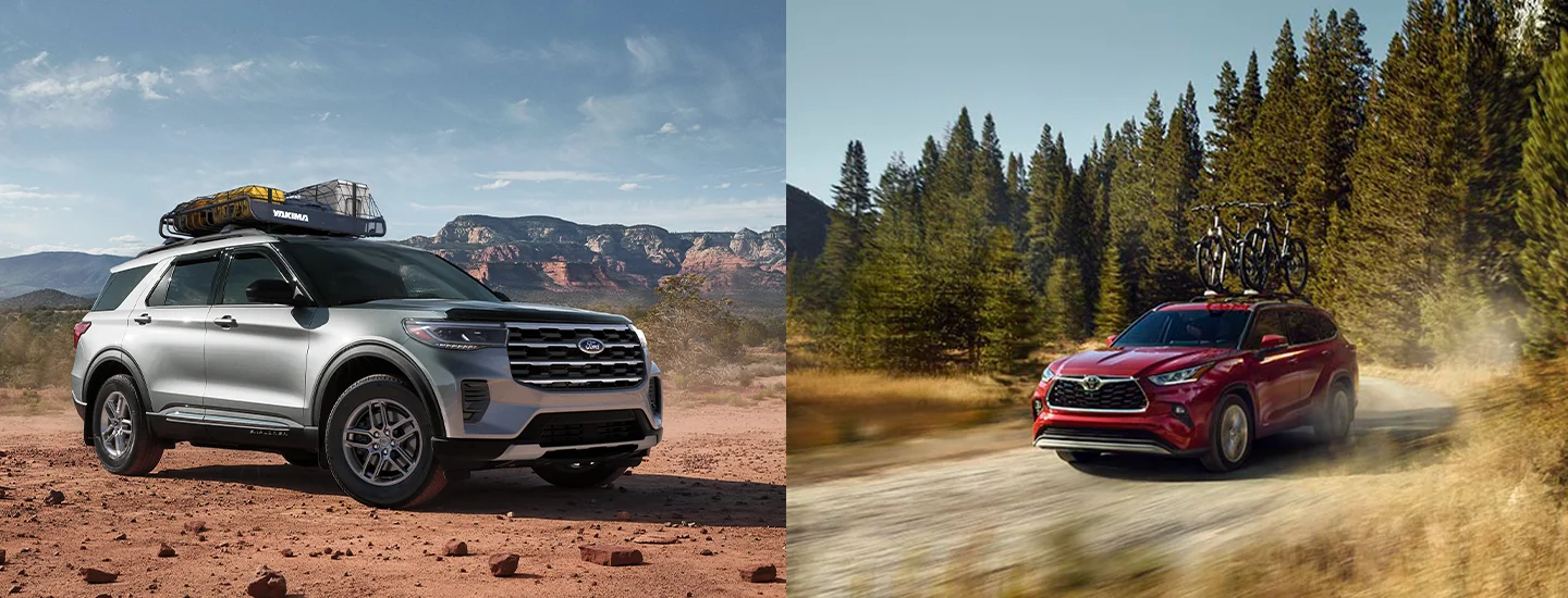 2025 Ford Explorer vs Toyota Highlander | Bob Bell Ford