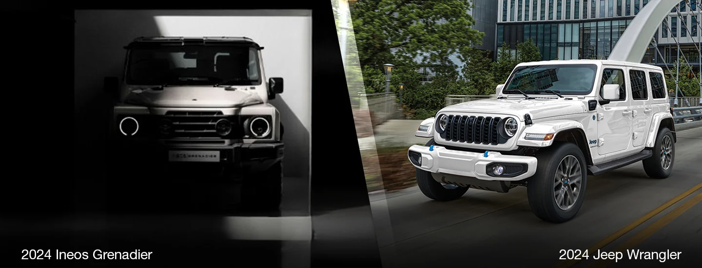 2024 INEOS Grenadier vs Jeep Wrangler | Crown INEOS Grenadier Dublin