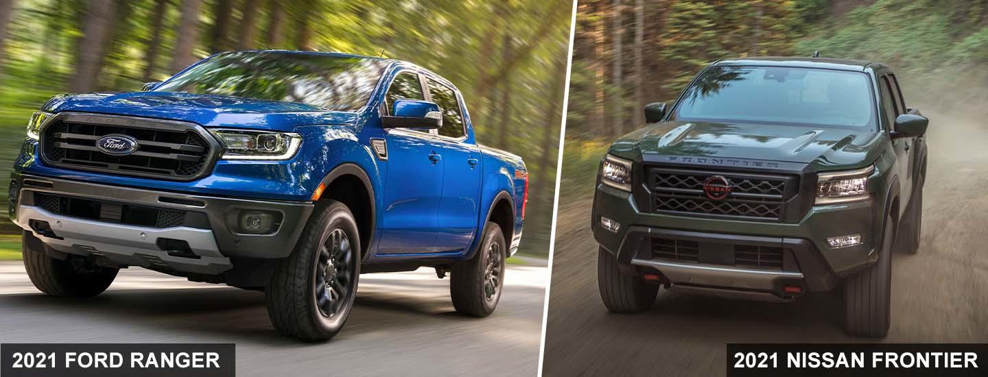 2021 Ford Ranger vs Nissan Frontier | Rountree Moore Ford