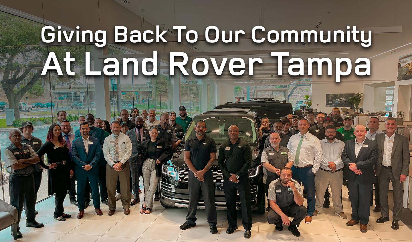 Community Involvement | Land Rover Tampa