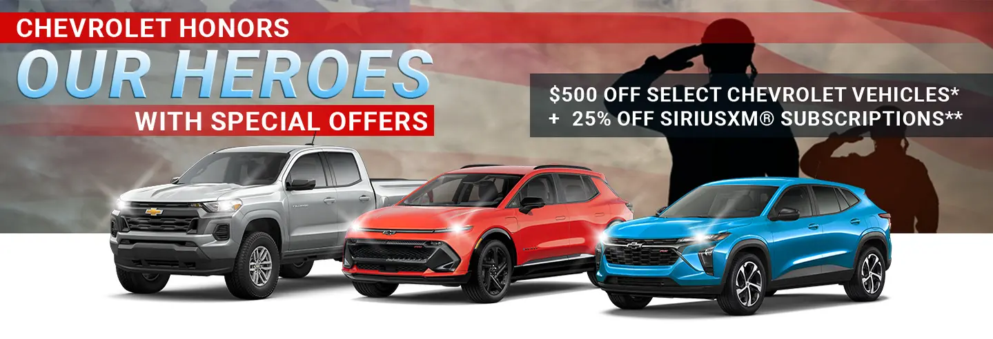 Military Discount Program | Rountree Moore Chevrolet