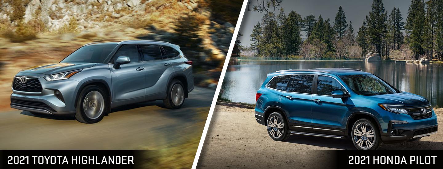 2021 Toyota Highlander vs. Honda Pilot | Toyota of Rock Hill