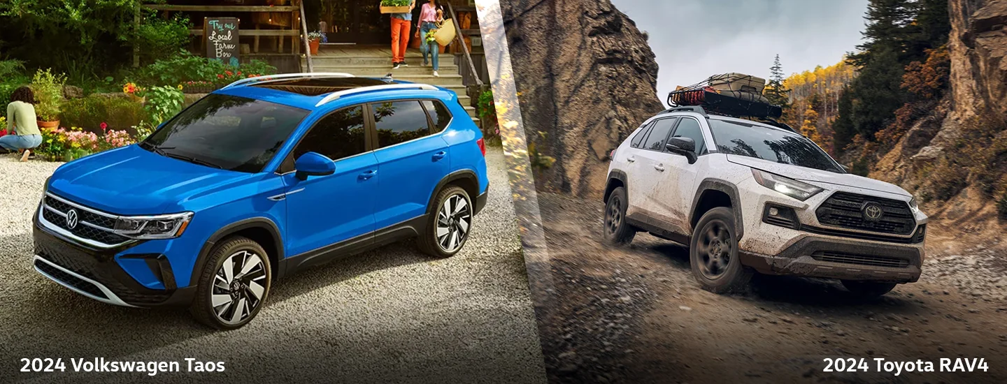 2024 Volkswagen Taos vs Toyota RAV4 | Volkswagen of Salem County