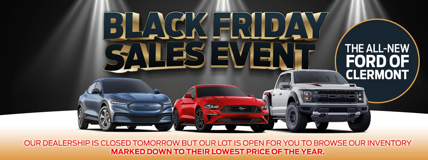 Black Friday Sales Event Wednesday | Ford of Clermont