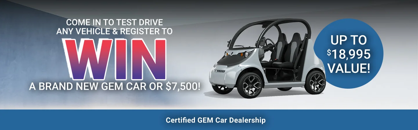 GEM Car Test Drive | Chrysler Dodge Jeep Ram of Leesburg