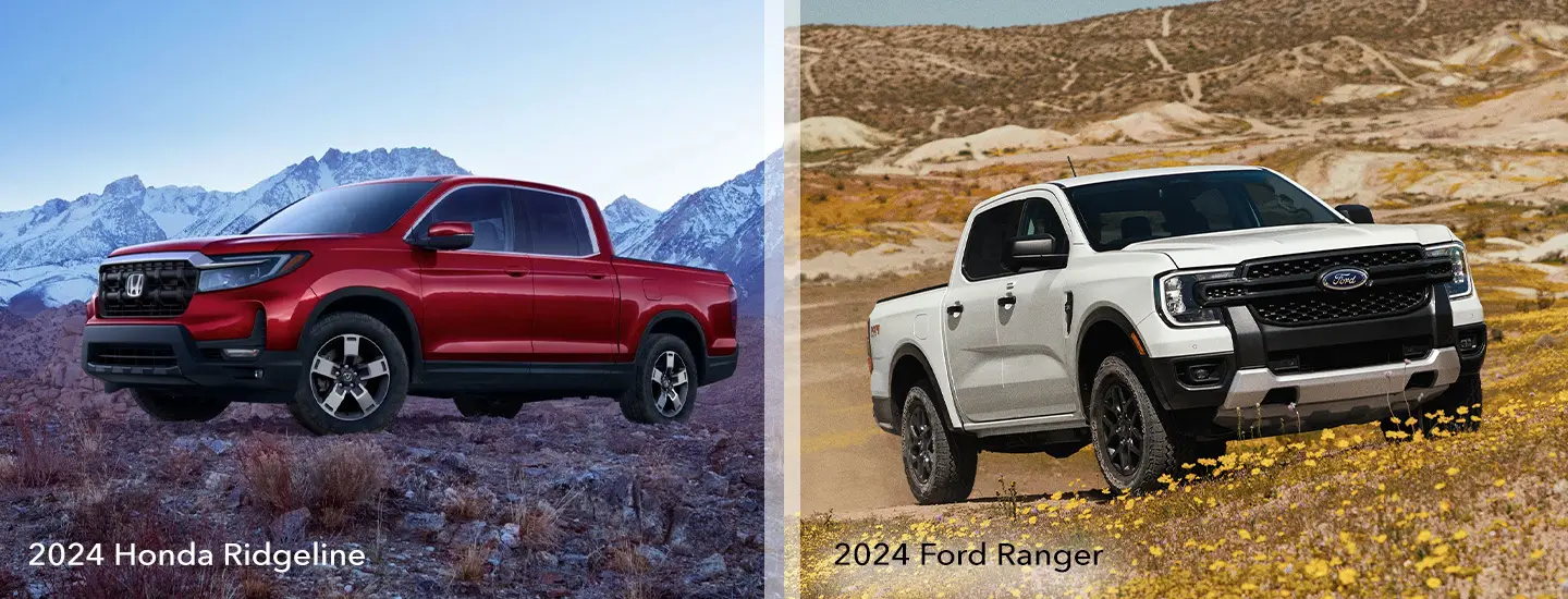 2024 Honda Ridgeline vs Ford Ranger