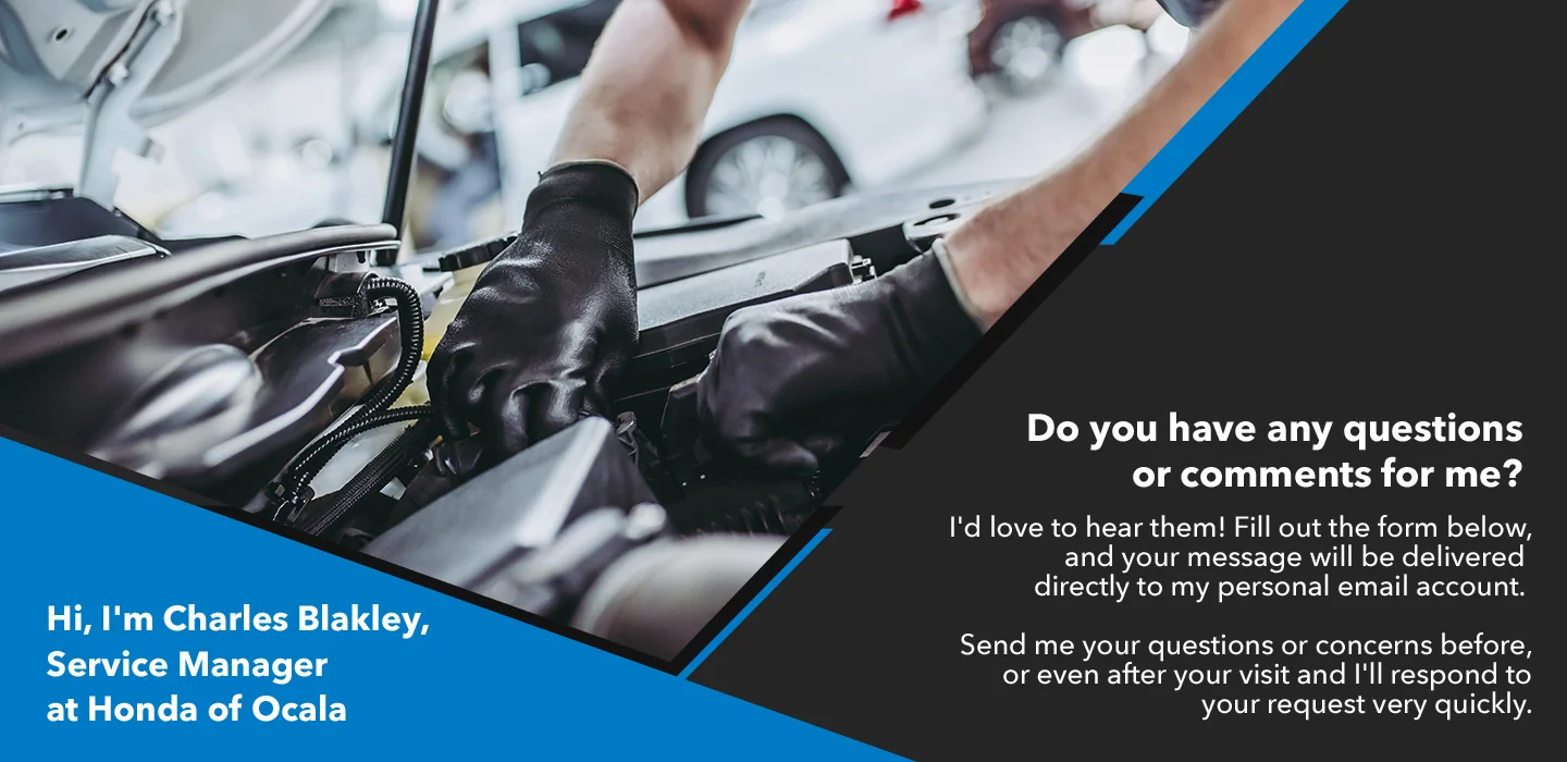 Talk To Service Manager | Honda of Ocala