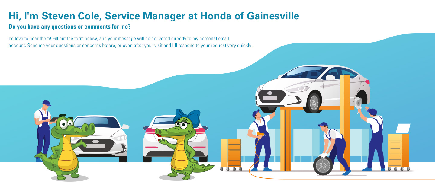 Talk To The Service Manager | Honda of Gainesville