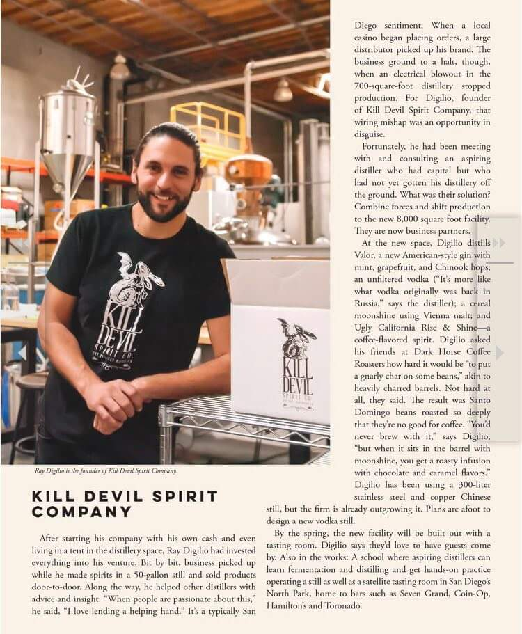 Distilled Spirits Consulting and Recipe Development - Ray Digilio - Clarity