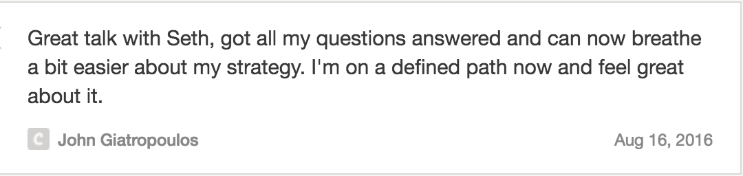 Business Strategy - Seth Berman - Clarity