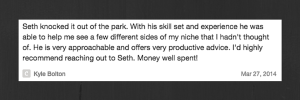 Marketing Strategy - Seth Berman - Clarity